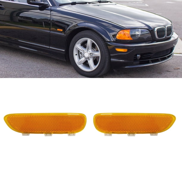 Amber Front Bumper Side Marker Reflector For 00-03 BMW E46 2D Coupe 01 ...