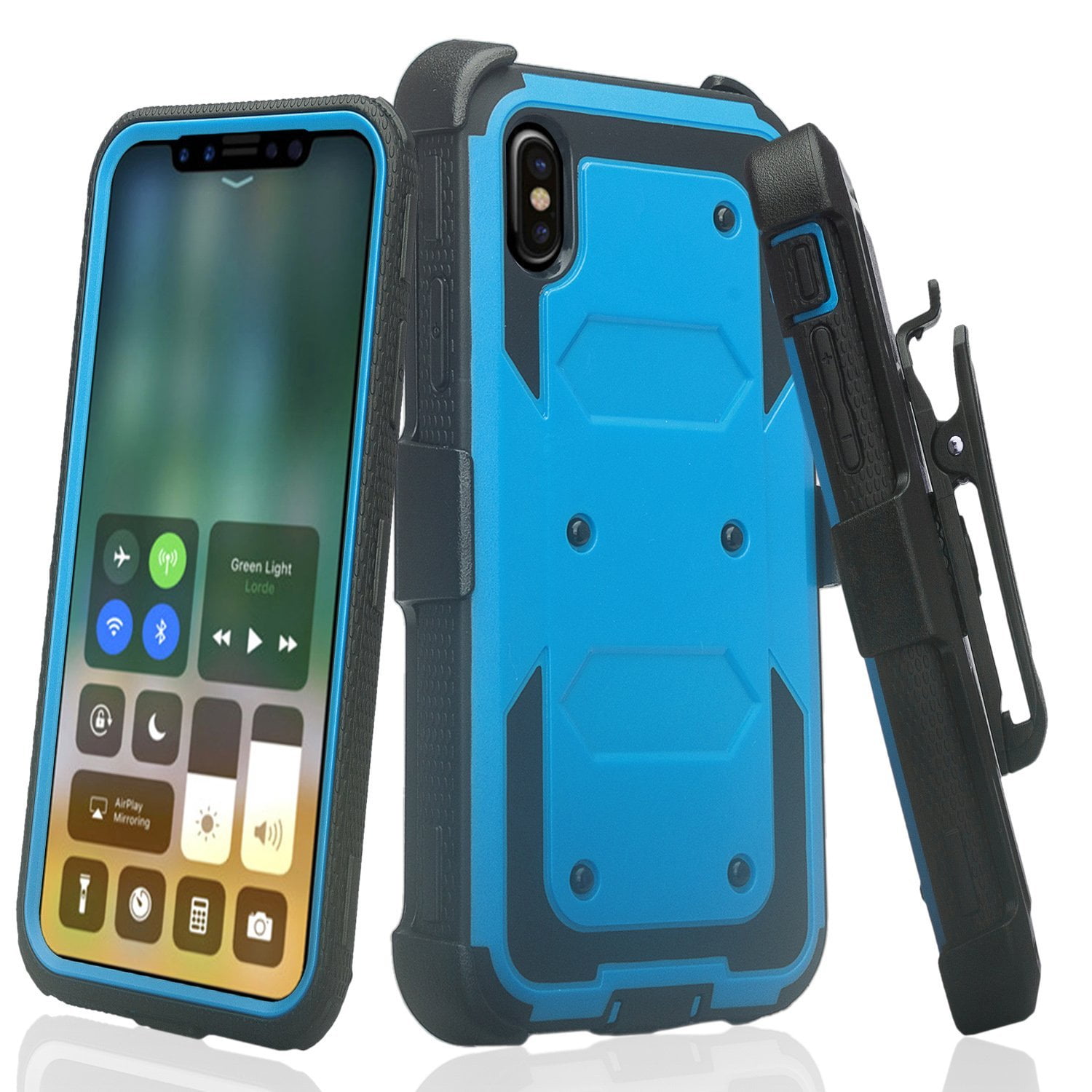 For Apple iPhone X Case, SOGA [TriGuard] Shockproof Rugged Hybrid Armor ...