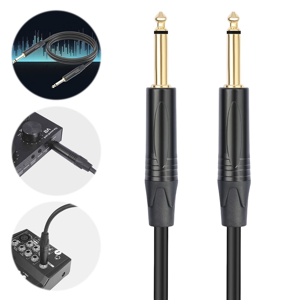 Cable Audio Mono Con Conector TS 1/4 Pulgada A Útil para Guitarra ...