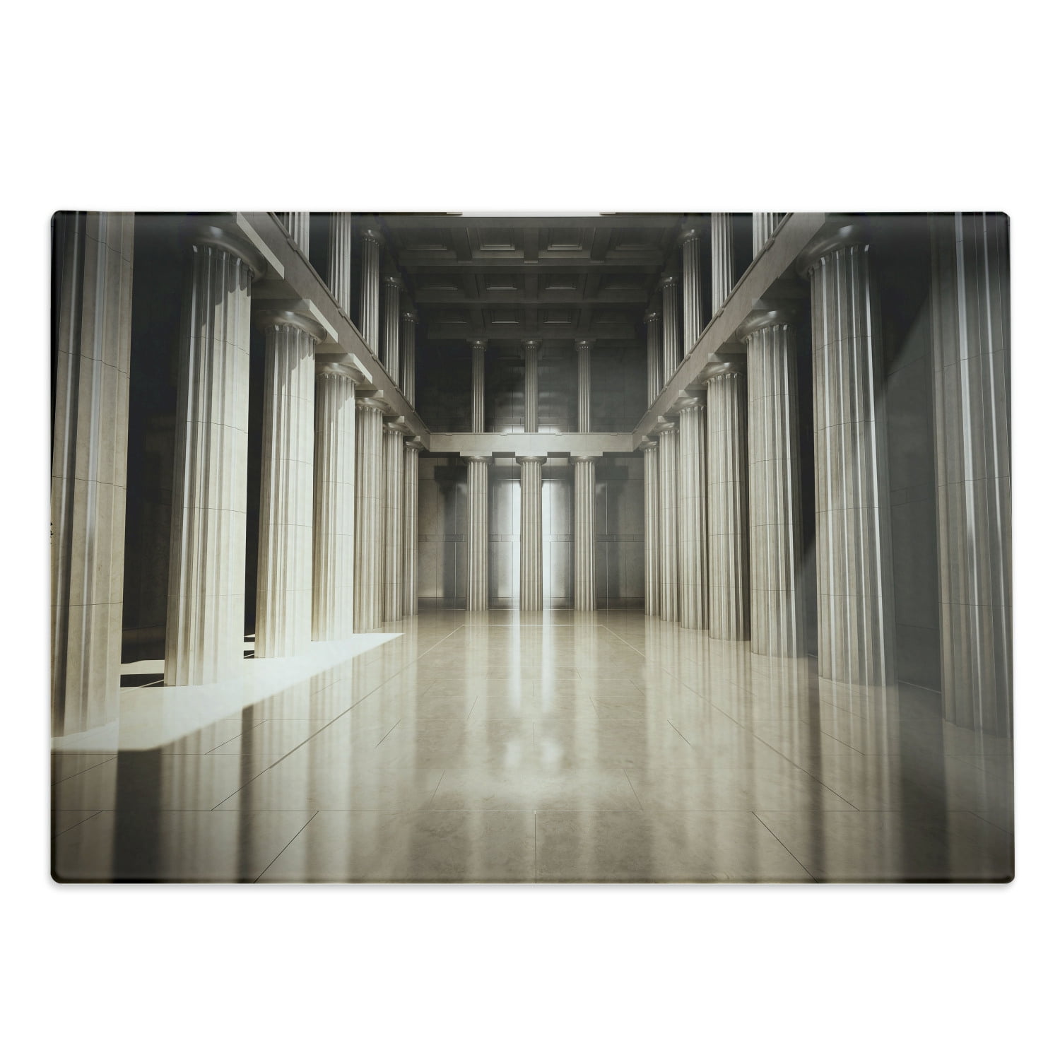 Pillar Cutting Board, 3D Model Style Column Interior in Empty Room ...
