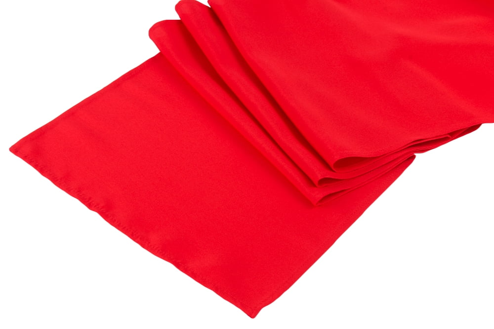 Polyester Table Runner Approximately 13" width x 108" length - Red ...