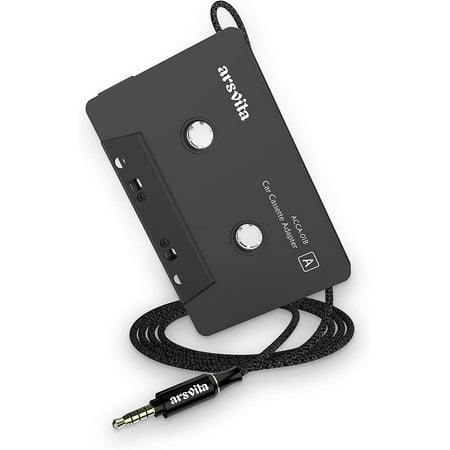 Bmatwk Car Audio Cassette to Aux Adapter with Upgrade 3.5 MM Aux Plug ...