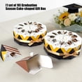 10 Pack Graduation Cake Boxes With Gold Ribbon For Party Supplies And ...