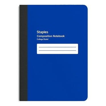 Staples Mini Composition Notebook 3.25" x 4.5" College Ruled 80 Sheets ...