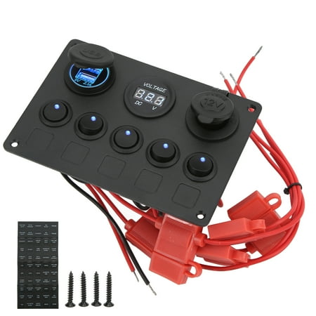 Rocker Switch Panel, Widespread Use IP65 Waterproof Boat Switch Panel ...