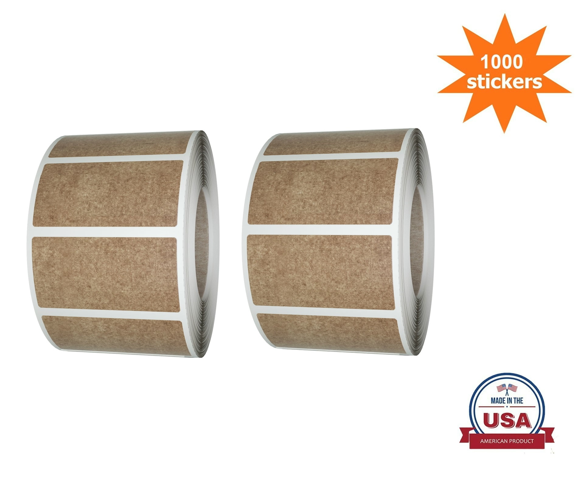 Royal Green Permanent Adhesive Label Kraft Paper Stickers Rolls 40mm x ...