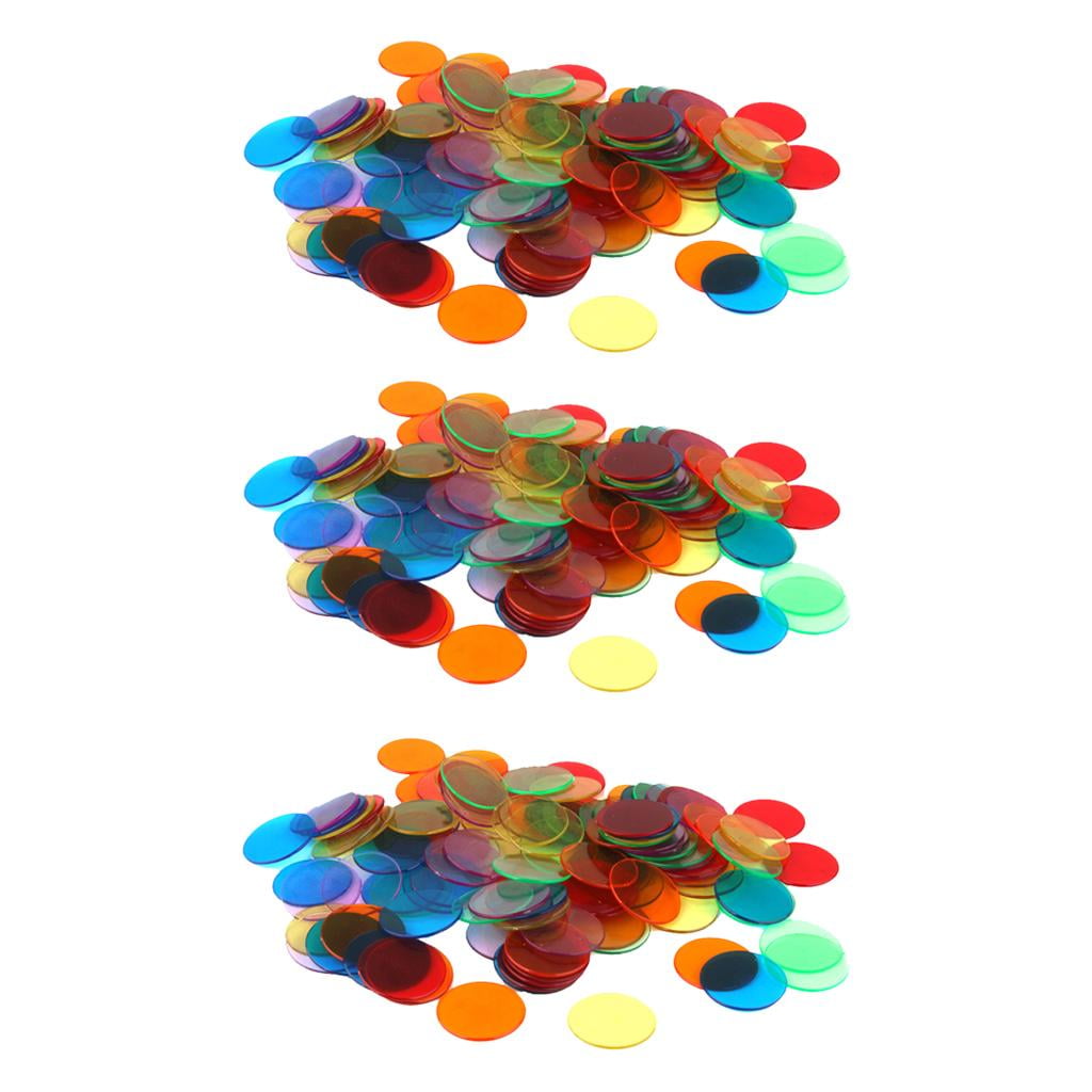 Fichas de Bingo de Cuenta Multicolor de 360 piezas para Jugar Fichas de ...