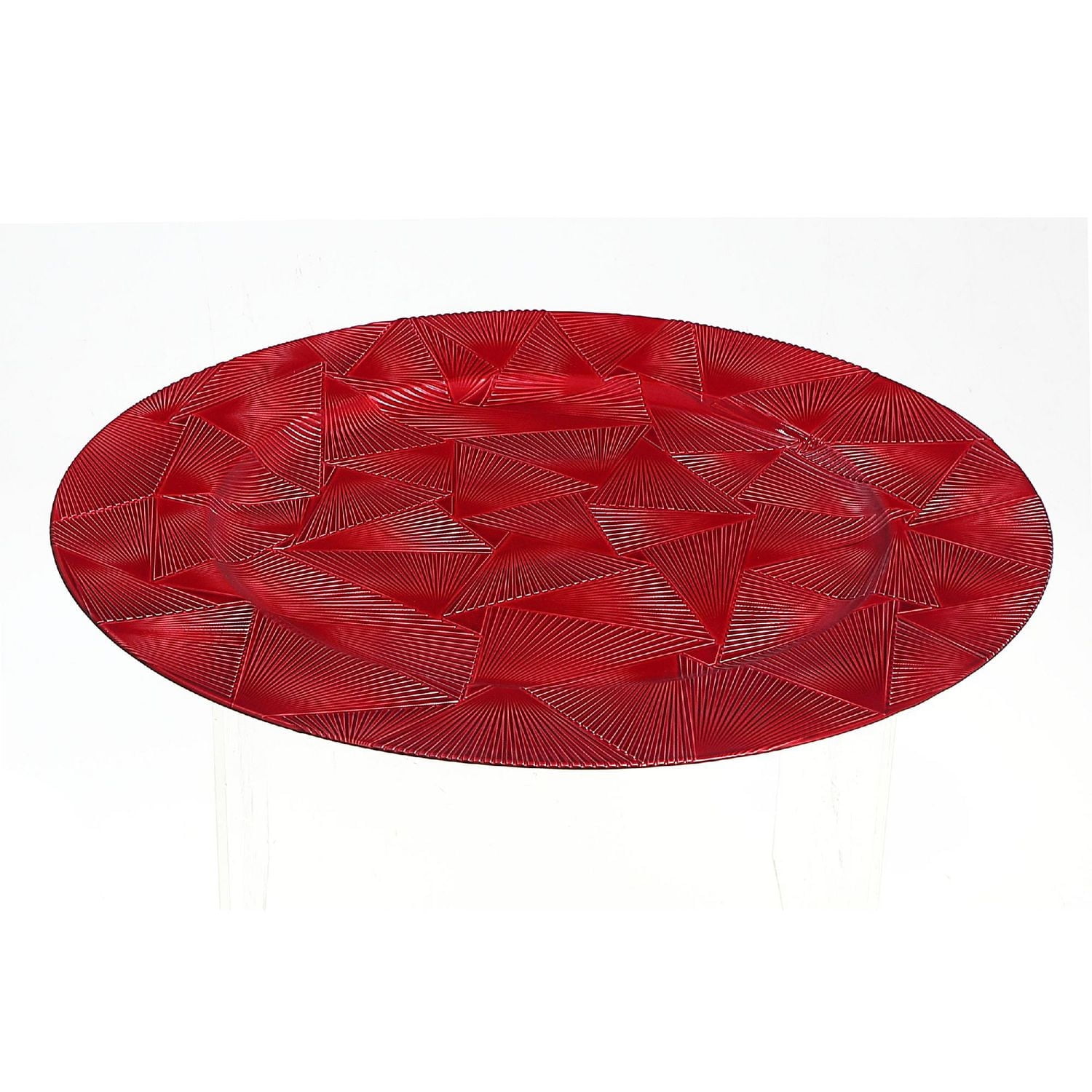Click here for Ih Casadécor Charger Plate (Trinity) (Red) (13) -... prices