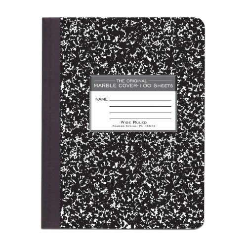 Marble Cover Composition Book Wide Rule 9 3 4 X 7 1 2 100 Pages Marble Cover Composition Book Wide Rule 9 3 4 X 7 1 2 100 Pages