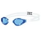 Arena Python Swimming Goggles in Clear Blue-White, Adjustable Size ...