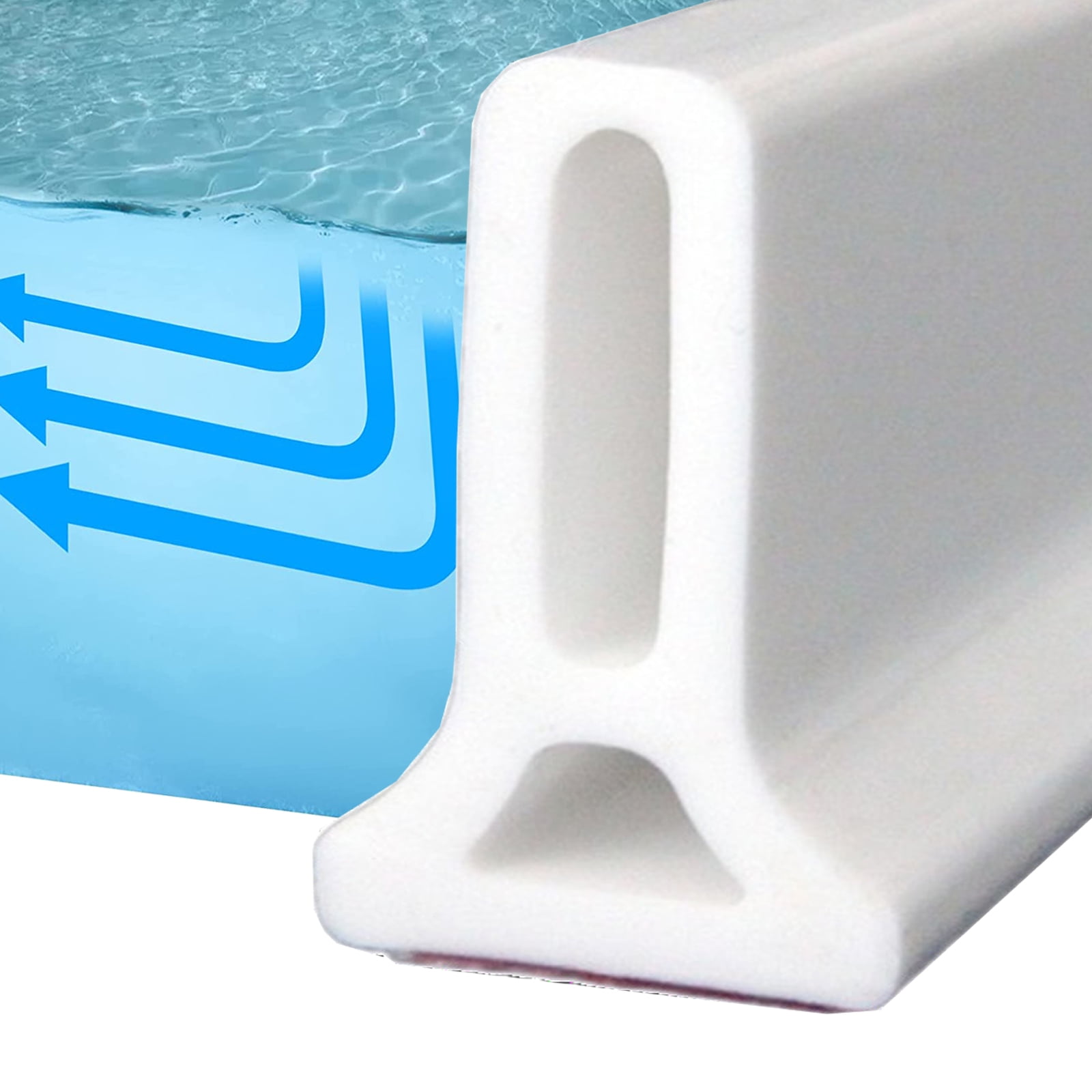 FunChaos 39 Inch Collapsible Shower Water Dam, Shower Threshold Water ...