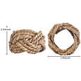 Boho Straw Napkin Ring, Dinner Table Decorations, Summer Table Decor ...