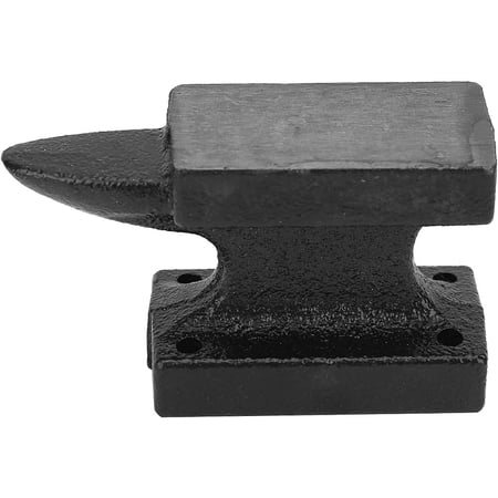 licenbar Single Horn Anvil, Portable Rugged Cast Iron Anvil Blacksmith ...