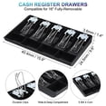 REGALWOVEN Money Tray Register Drawer Insert, Portable Money Till ...
