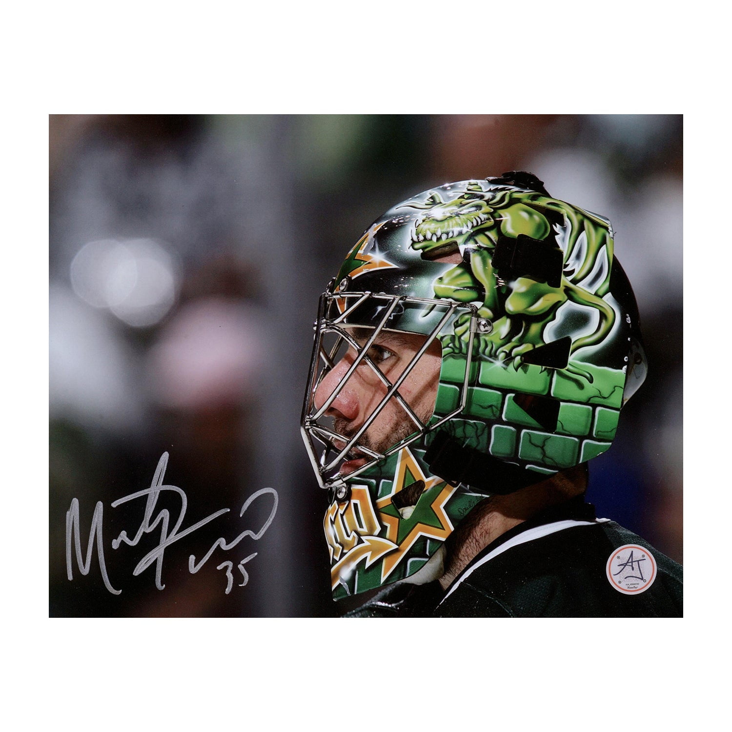 Click here for Aj Sports Marty Turco Signed Dallas Stars Mask Clo... prices