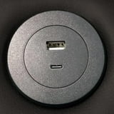 Mainstays Memory Foam Futon with Cupholders and USB, Dark Brown Faux ...