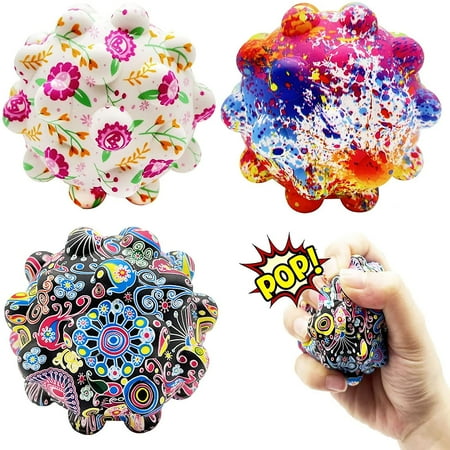 Antitress Ball Pop It Stress Ball Fidget Ball For Kids Adults, Poppet ...