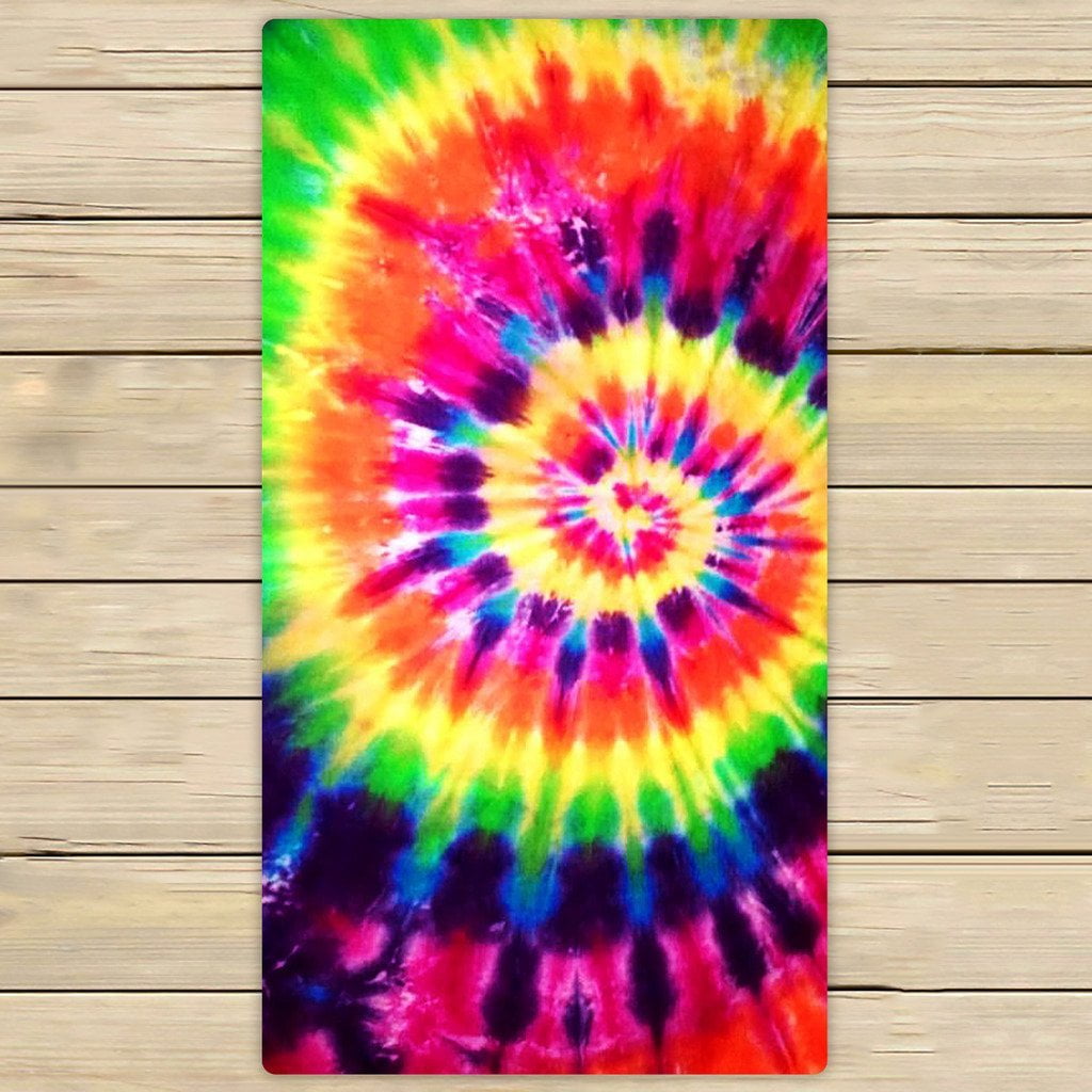 GCKG Colorful Tie Dye Towels,Colorful Tie Dye Beach Bath Towels ... GCKG Colorful Tie Dye Towels,Colorful Tie Dye Beach Bath Towels ...
