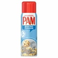 Pam Non-Stick Canola Oil Baking Spray with Flour, Fat Free Cooking Food ...