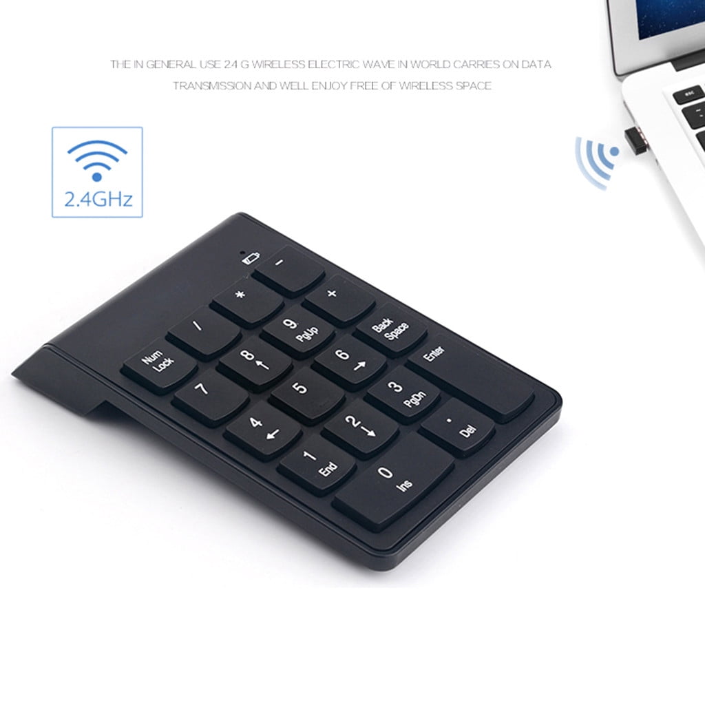 Wireless 2.4G Mini USB 18 Keys Number Pad Numeric Keypad Keyboard For ... Wireless 2.4G Mini USB 18 Keys Number Pad Numeric Keypad Keyboard For ...