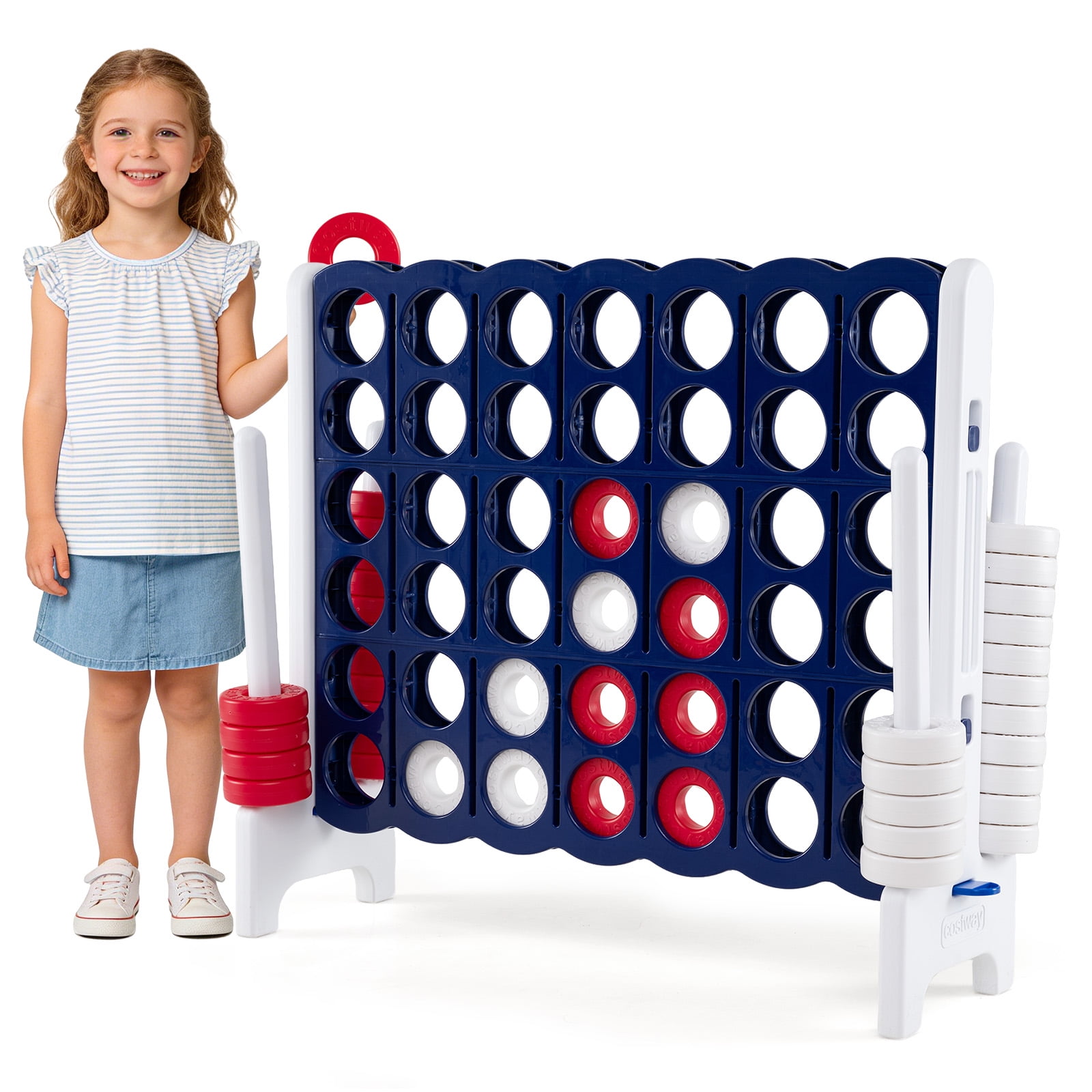 Click here for Gymax 4 In A Row Jumbo 4-To-Score Game Set Kids Ad... prices