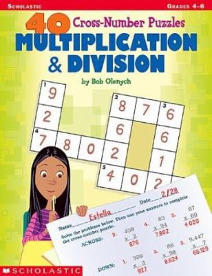 Pre-Owned 40 Cross-number Puzzles: Multiplication & Division (40 Cros ...