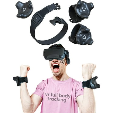 Skywin VR Tracker Straps for HTC Vive System Tracker Puck - Adjustable Straps for Leg Object and ...