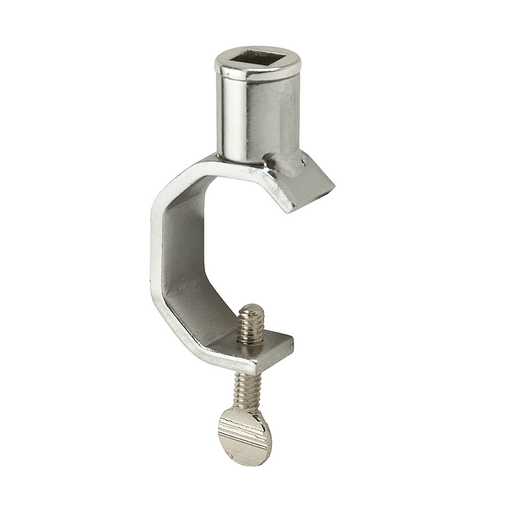 Econoco - SC23P12 - Chrome Sign Holder Clamp For Round, Square or ...