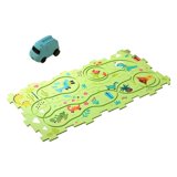 shamjina Puzzle Track Car Paly Set Track Building Blocks for Children ...