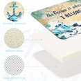 Framics 15 Pc Beachy Nautical Bathroom Sets With Non Slip Rugs Shower