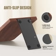 Book Ends, Non-Slip Bookends, Heavy Duty Wooden Bookend Support for ...