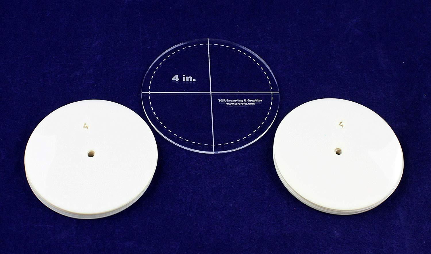4" Circle 51 Piece Mylar Set - Quilting/Sewing Templates - Walmart.com