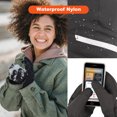 SNOW DEER Heated Ski Mittens for Men & Women – Waterproof Windproof, 3 ...