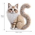 5D Cat Special Shape Diamond Art Kits for Adults Beginners, Animal Cat ...
