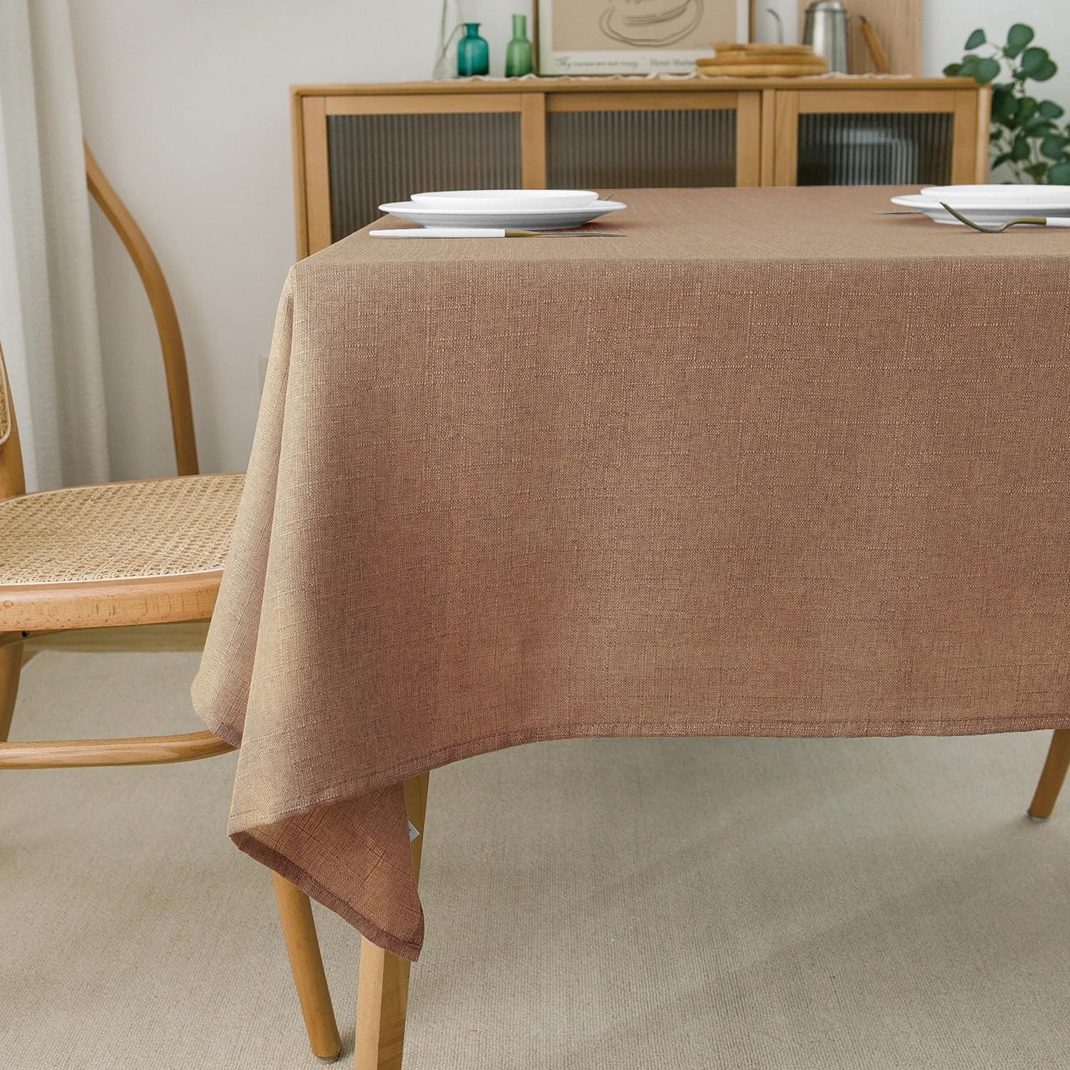 Click here for Unbranded Nlmuvw Linen Tablecloth For Rectangle Ta... prices
