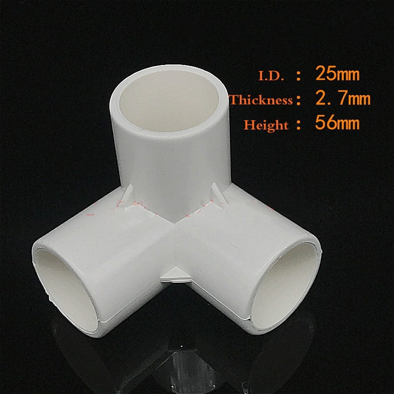 5PC PVC Side Outlet Elbow Fittings ID 20/25/32mm Pipe Fittings Home ...