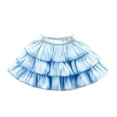 ATORRE Girls Cute Bubble Skirt 2026 Stylish Solid Color Elastic Waist ...