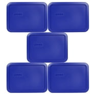 Pyrex Replacement Lid 7210-PC Turquoise Rectangle Cover 6-Pack for ...