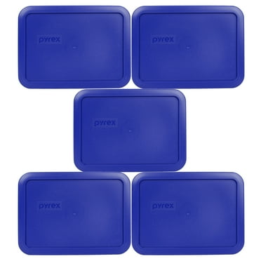 Pyrex Replacement Lid 7210-PC Turquoise Rectangle Cover 6-Pack for ...