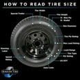 Tex Star Trailer Tire Rim ST205/75D15 LRC Bias 5 Lug Black Modular ...