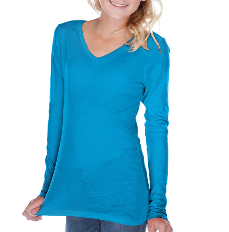 kavio girls 7-16 shr jrsy v nck l/s, style gjp0521 - Walmart.com