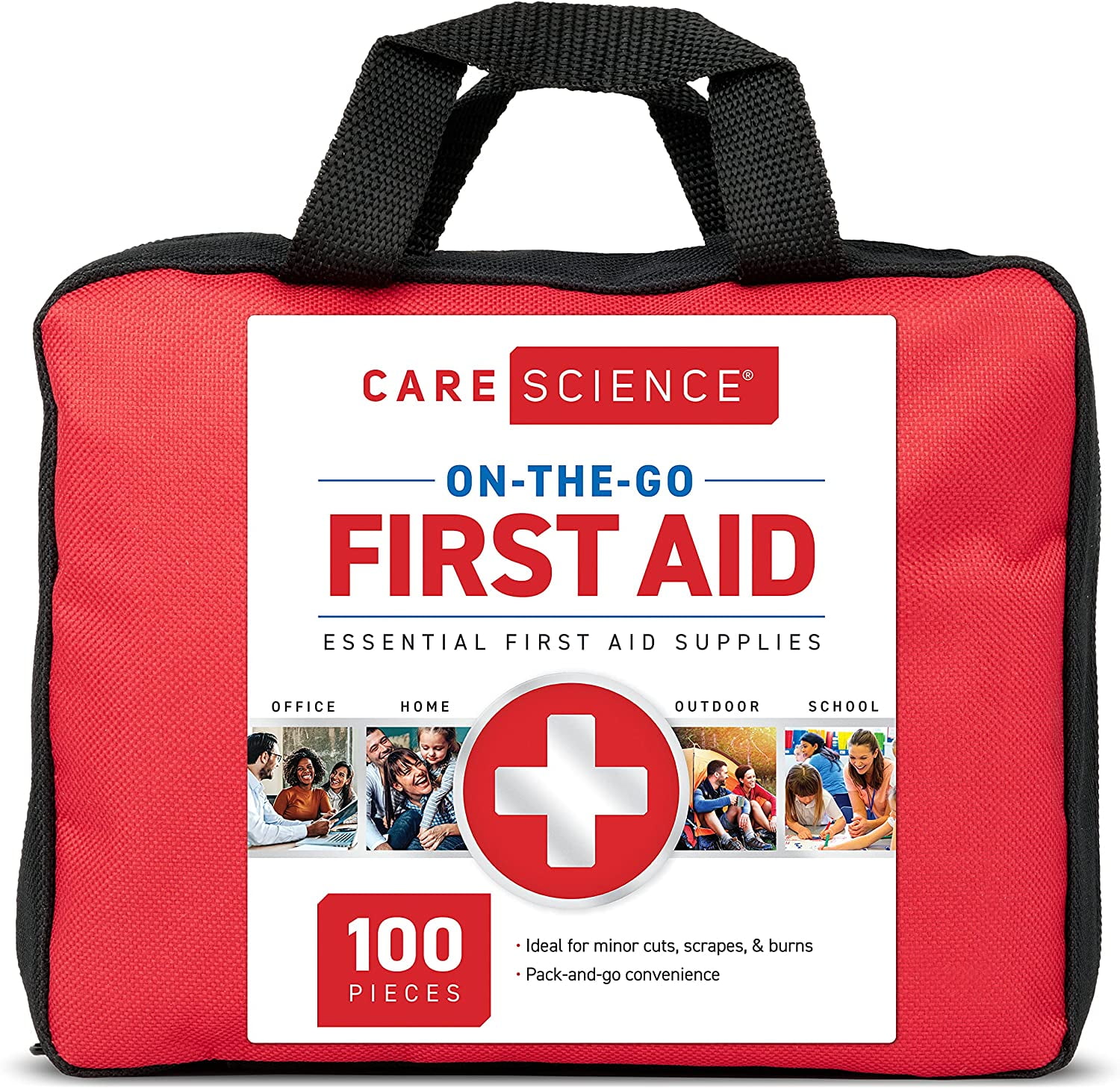 Care Science Small First Aid Kit, 100 Pieces | Professional Use for ...