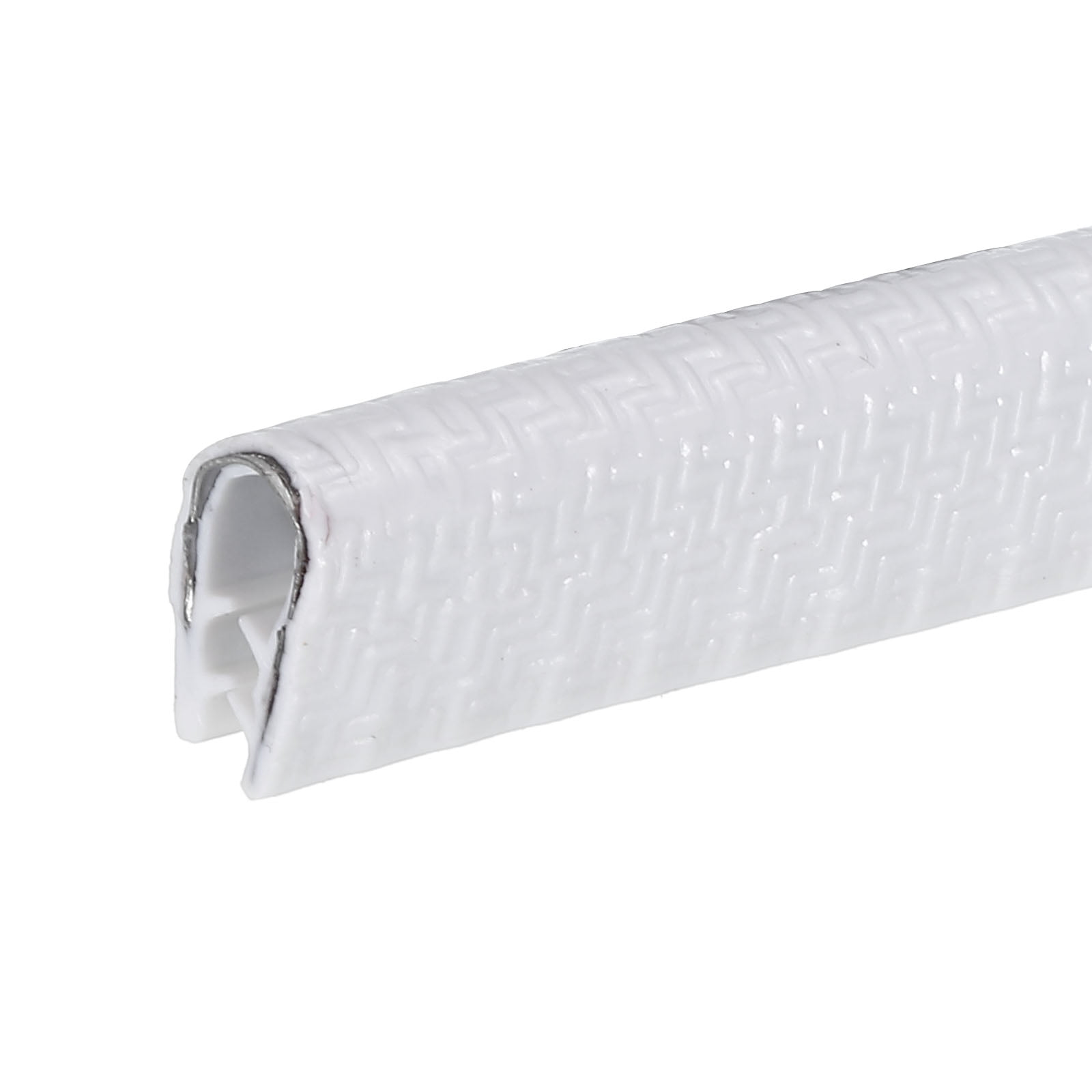 Uxcell White U Shape Rubber Fits 1 to 2.5mm Edge 8.2Ft/2.5Meter Edge ...