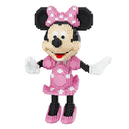 Minnie Mouse Diamond Building Blocks Micro 3d Model Disney Mickey Mouse ...