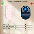 Wireless Camera Remote Control with Zoom for iPhone & iPad, Versatile ...