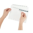 Avery 8-Tab Mini Binder Dividers, 5.5" x 8.5", Easy Print & Apply Clear ...