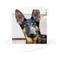 3drose, German Shepherd. Smart Dog. Popular Breed., 6 Greeting Cards ...
