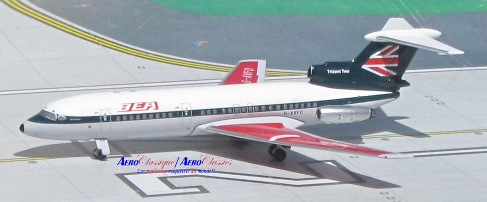 BEA Hawker Siddeley Trident 2 G-AVFO New Colors (1:400) - Walmart.com