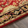 Mark&Day Area Rugs, 6x6 Hardisty Traditional Burgundy Square Area Rug ...
