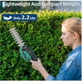 GIMMYFIVE 7.2V 2-in-1 Cordless Hedge Trimmer and Grass Shear, Handheld ...